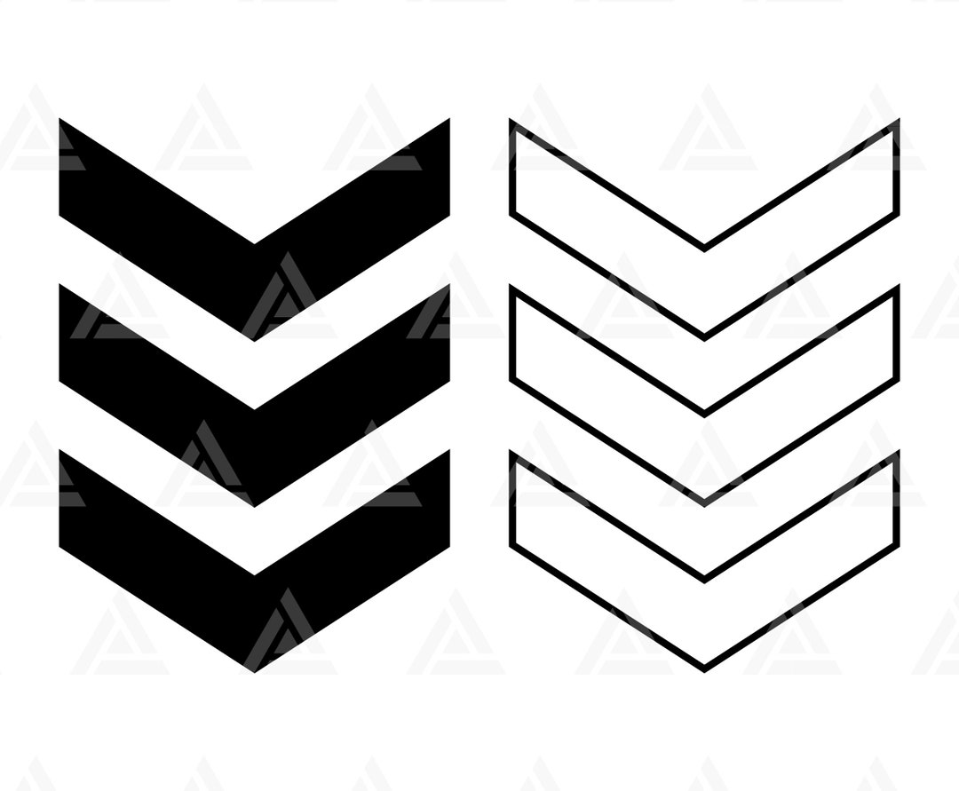 Chevron Arrows Svg, Zig Zag Svg, Chevrons. Cut File Cricut, Silhouette ...