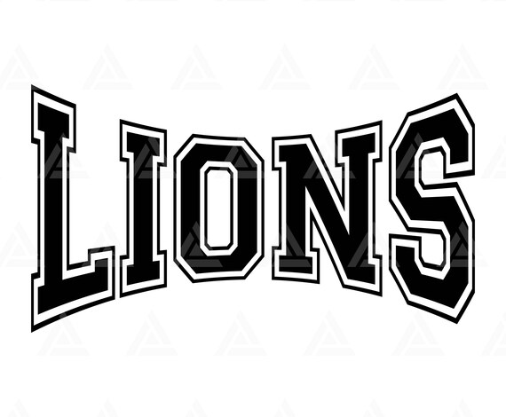 Lions Svg Go Lions Team Svg Run Lions Svg College Jersey - Etsy