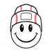 Happy Face Svg, Baseball Beanie Hat Svg, Baseball Png, Happy Face ...