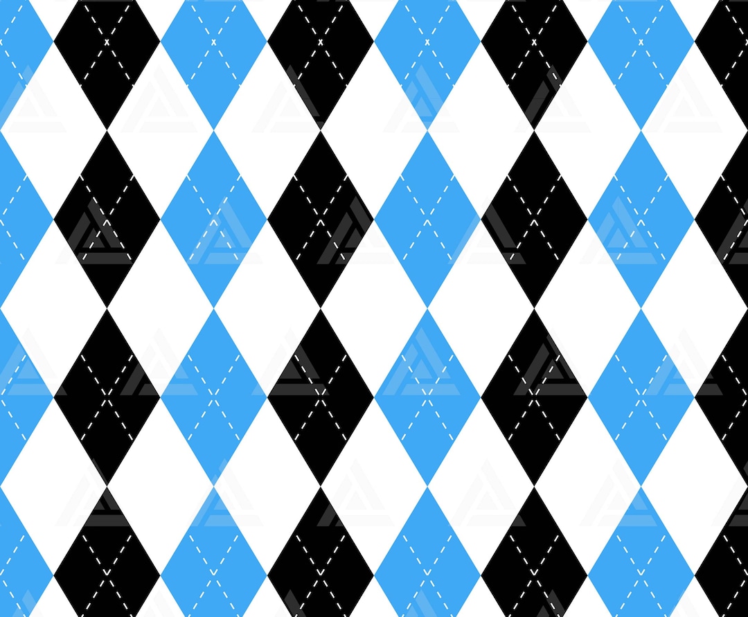 Light Blue Diamond Pattern Svg, Argyle Pattern Svg, Tumbler Template ...