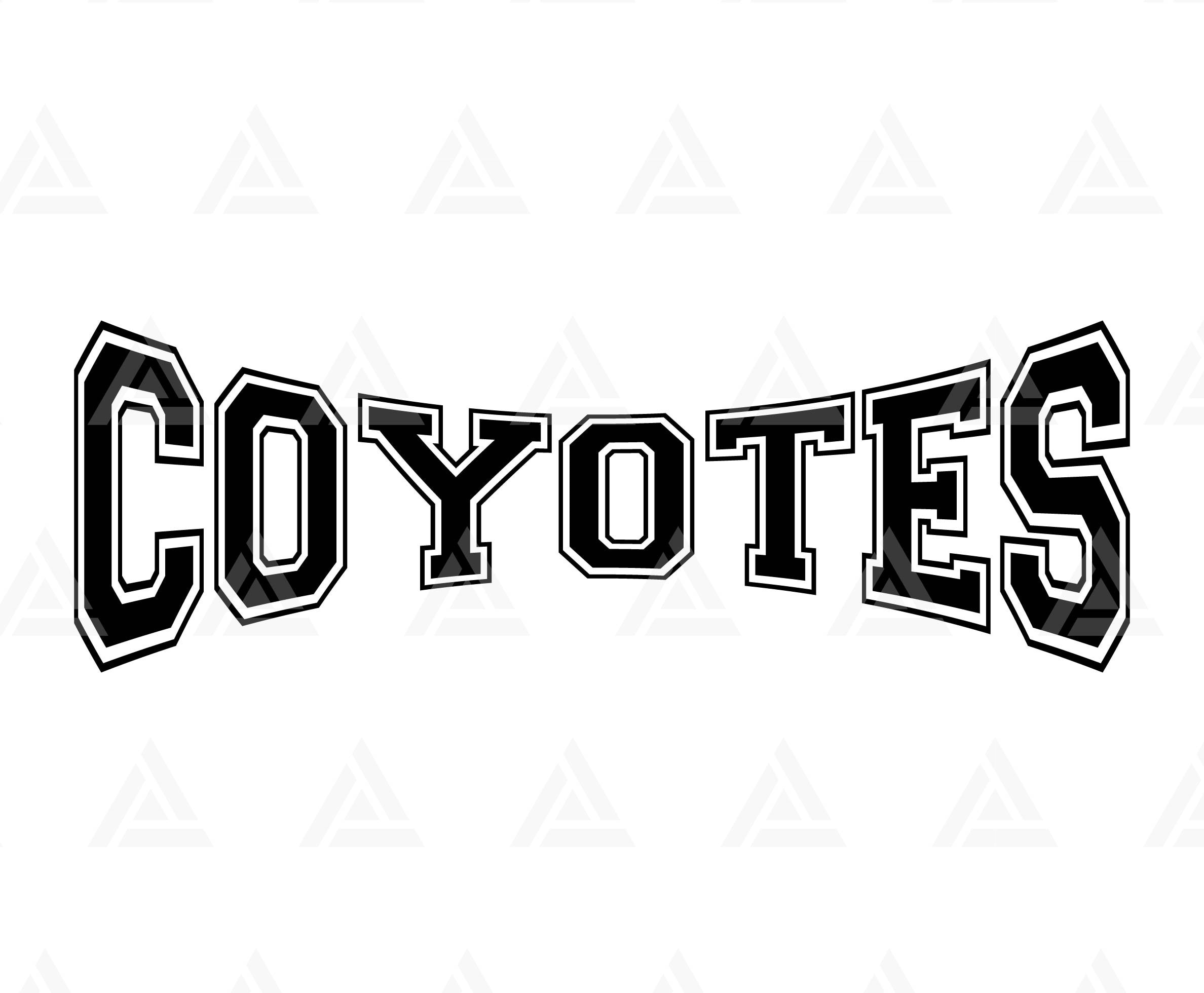 Coyotes Logo Black