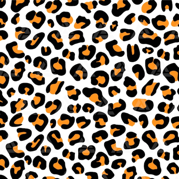 Orange Print Fabric - Etsy