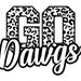 DAWGS - Doodle Letters Transparent Background - Sublimation PNG and SVG ...