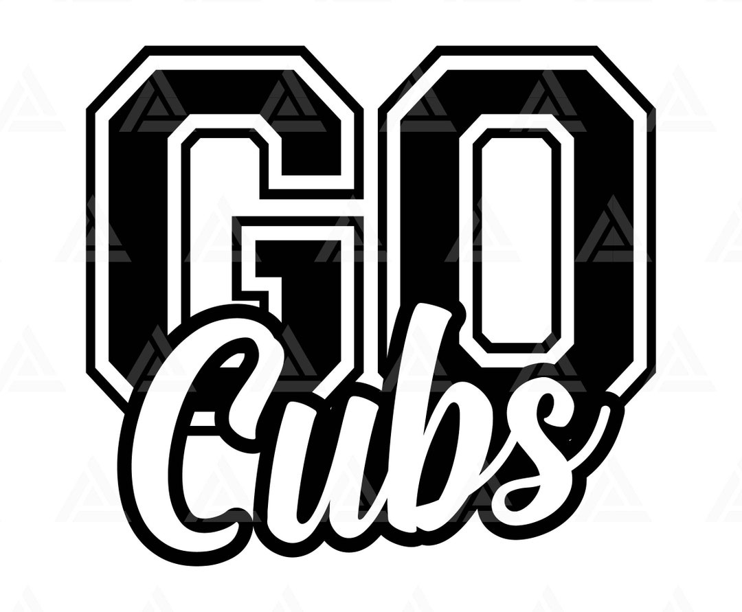 Go Cubs Svg, Go Cubs Football Svg, Run Cubs Svg, Go Team Svg, Cheer Mom ...