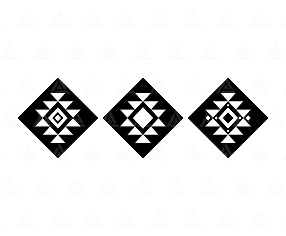 Aztec Motif Svg Tribal Pattern Svg Ethnic Aztec Pattern | Etsy