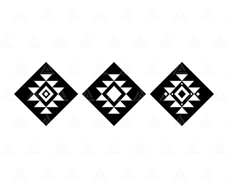 Aztec Motif Svg Tribal Pattern Svg Ethnic Aztec Pattern | Etsy