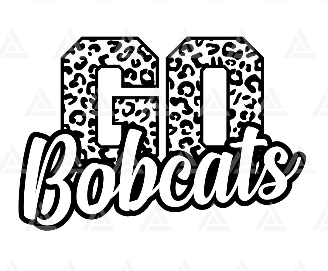Go Bobcats Leopard Svg, Go Bobcats Football Svg, Run Bobcats Svg, Cheer ...