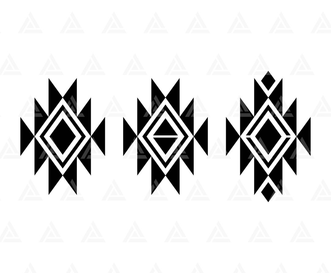 Aztec Svg Tribal Svg, Ethnic Motifs Svg, Boho Tribal Pattern, Aztec ...