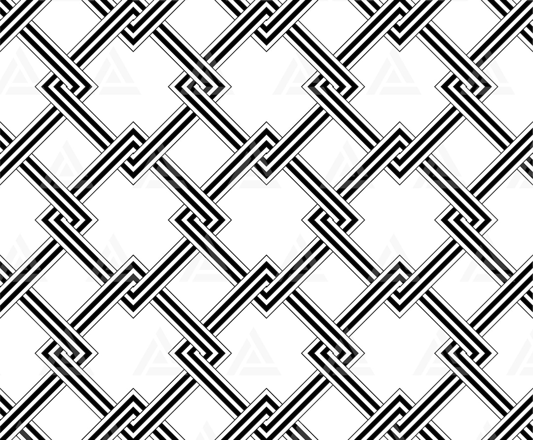 Diamond Pattern, Stripes Pattern, Basketweave, Seamless Chain, Quilt ...