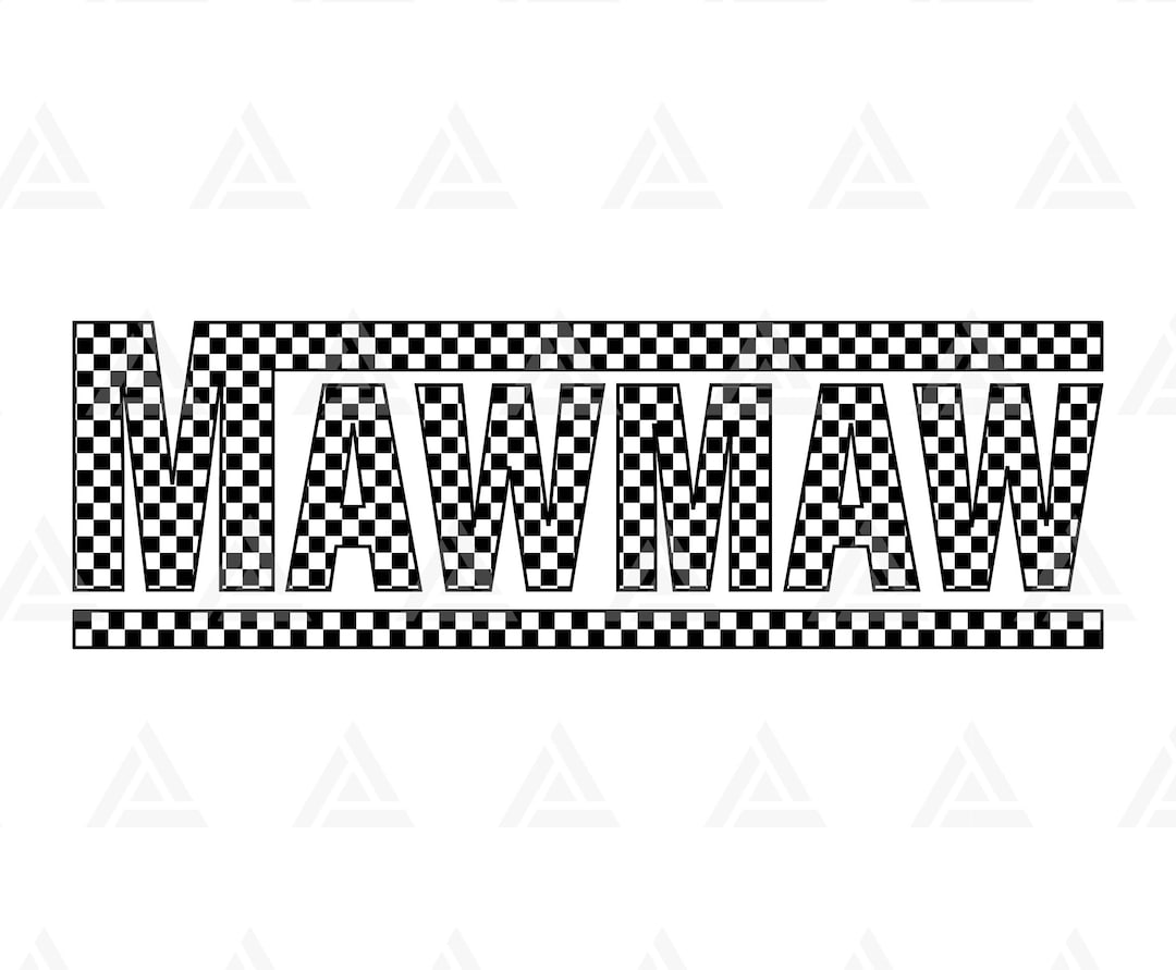 Checkered Mawmaw Svg, Granny Svg, Maw Maw Png, Grandma, Nana, Gramma ...