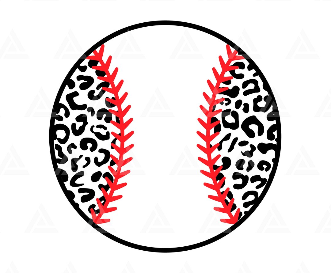Baseball Leopard Svg, Baseball Shirt Print, Baseball Png, Baseball Mom ...