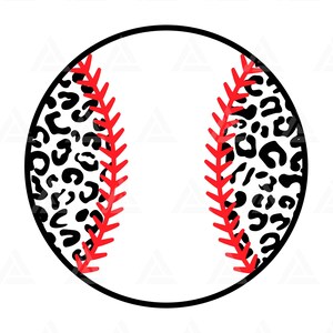 Baseball Leopard Svg, Baseball Shirt Print, Baseball Png, Baseball Mom ...