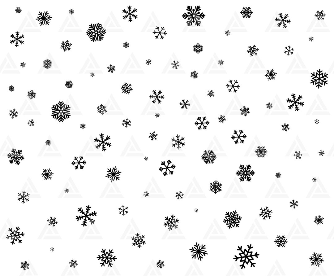 Snowflake Svg, Winter Pattern Svg, Christmas Template Svg, Snowing ...