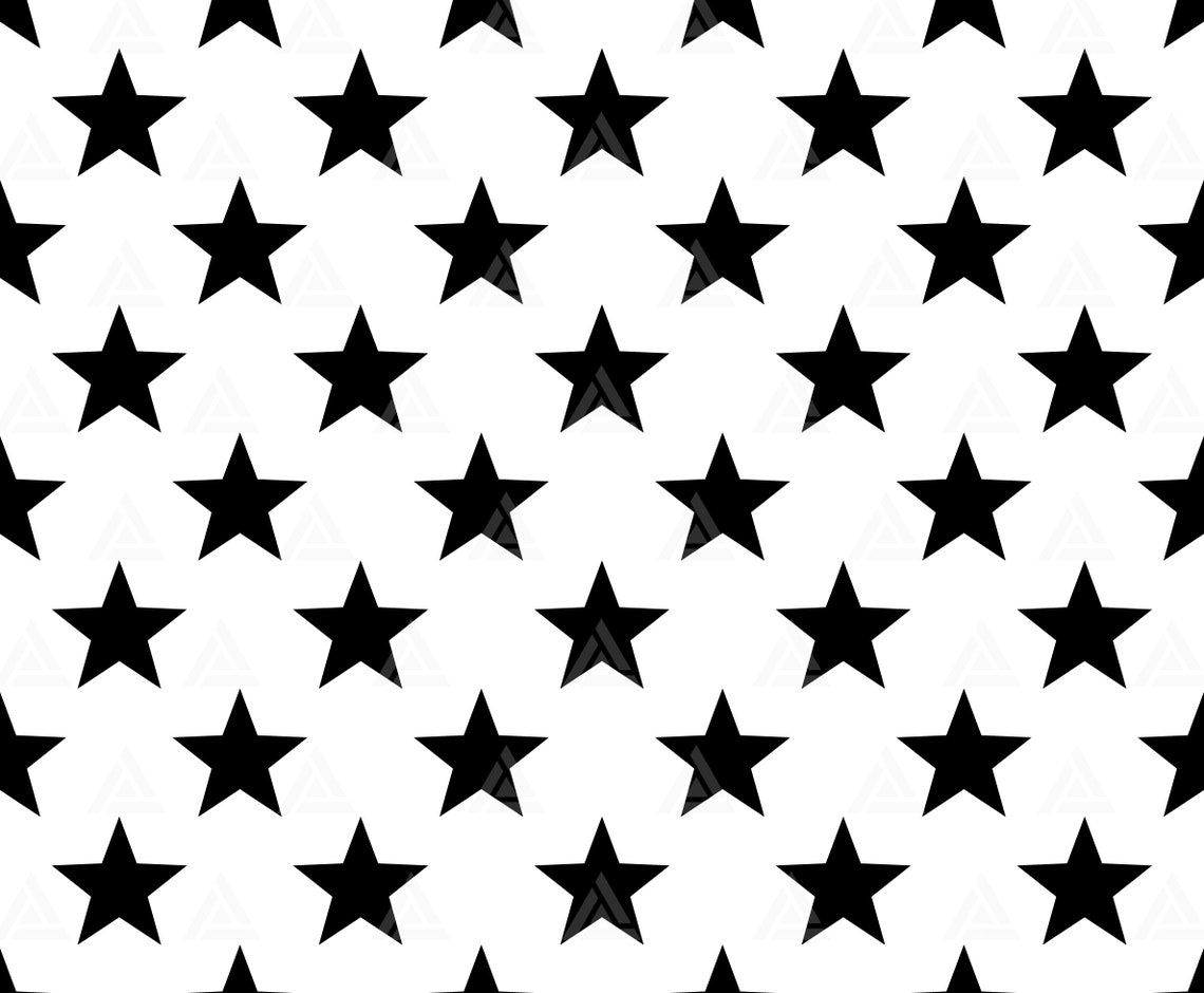 Seamless Star Pattern Svg, Flag Stars Svg, Geometric Background. Cut ...