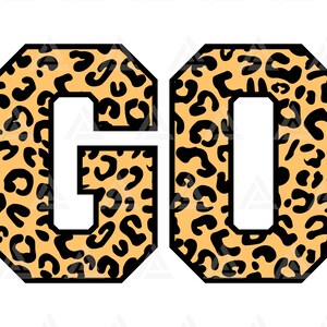 Go Leopard Svg Go Word Svg Cheerleader Mom Svg Go Cheetah - Etsy