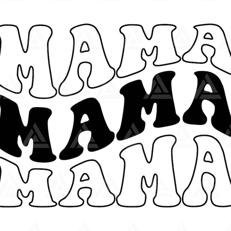 Mama Text Png - Etsy