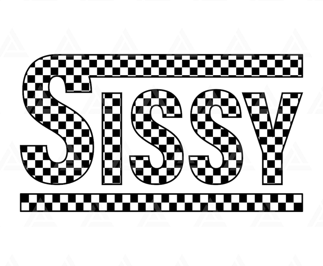 Checkered Sissy Svg, Sissy Png, Racing Sister T-shirt Design, Race ...