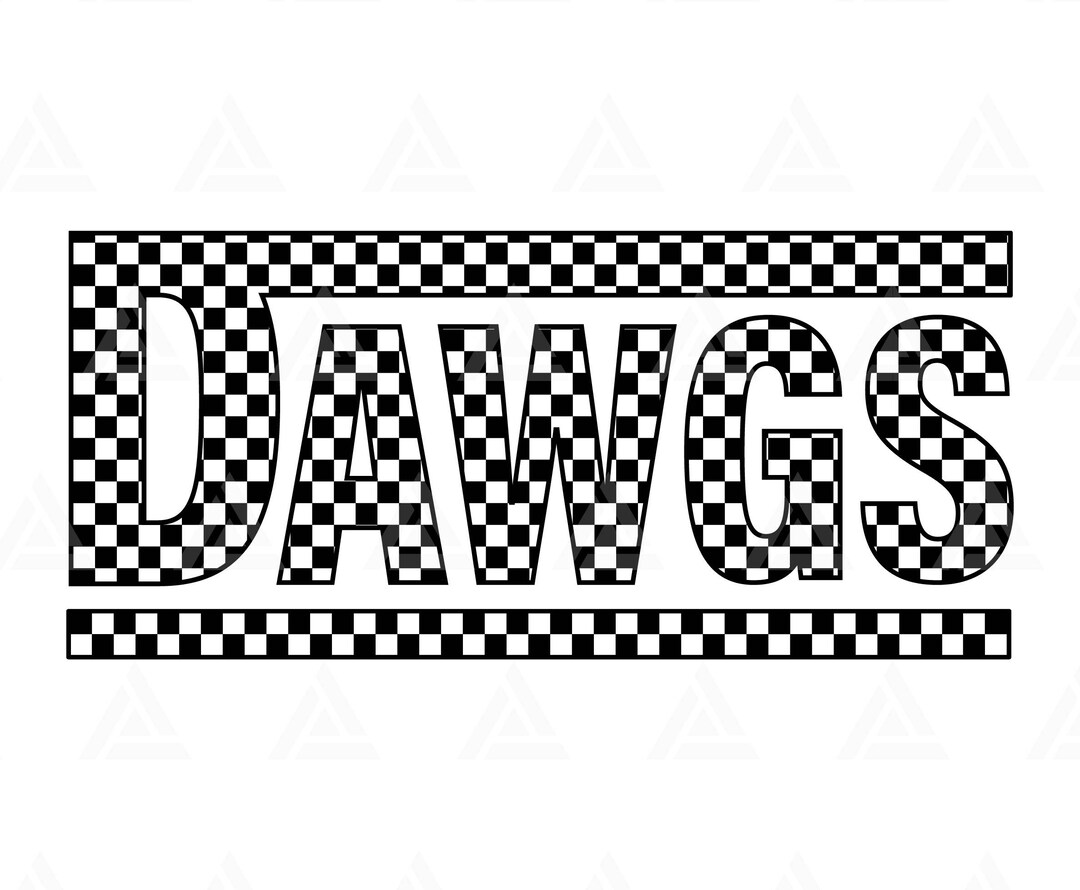 Checkered Dawgs Svg, Dawgs Png, Dawgs Shirt, Dawgs Clipart, Cheer Mom T ...
