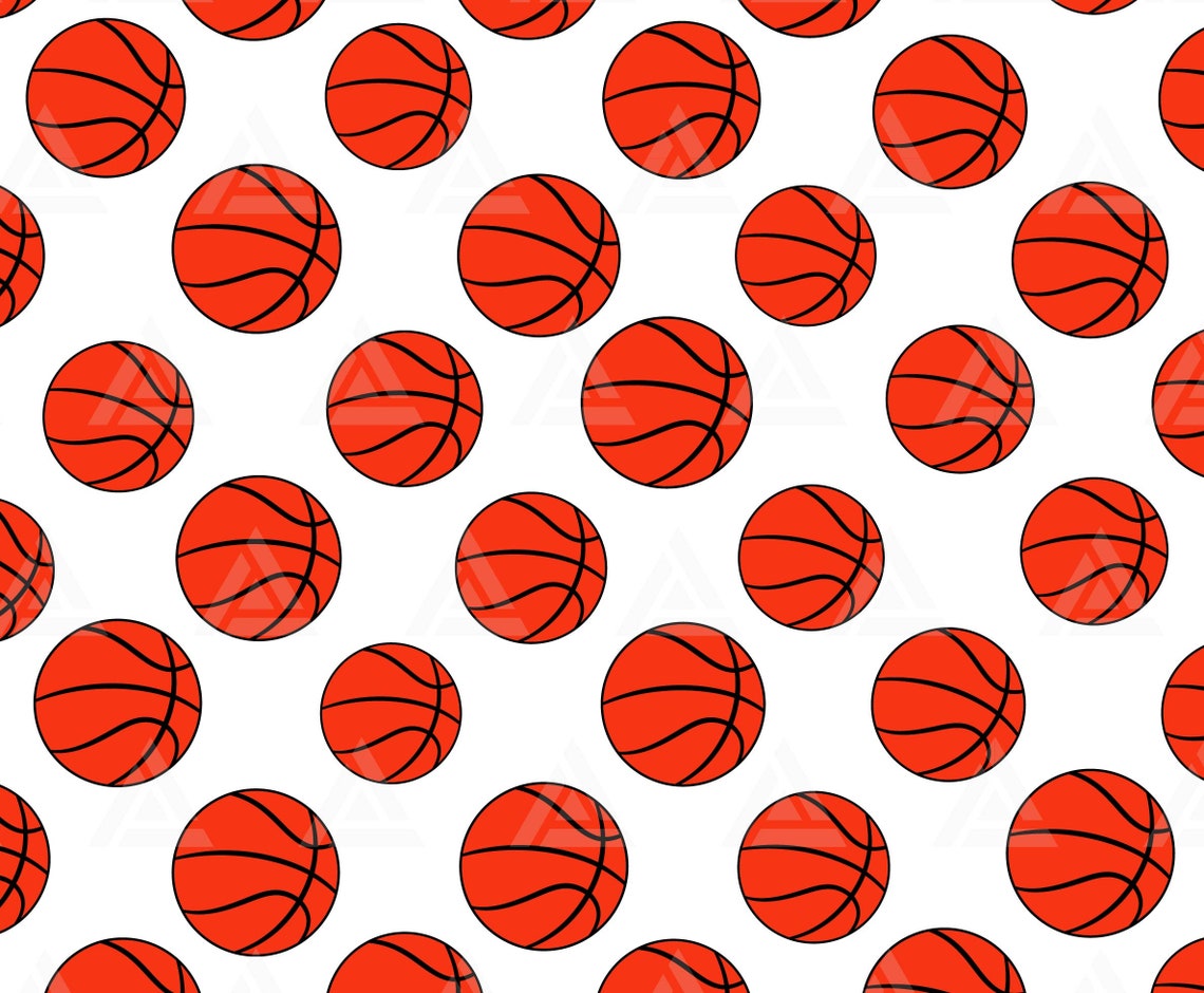 Basketball Pattern Svg Basketball Mom Svg Cheerleader Svg - Etsy