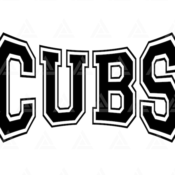 Chicago Cubs Font - Etsy