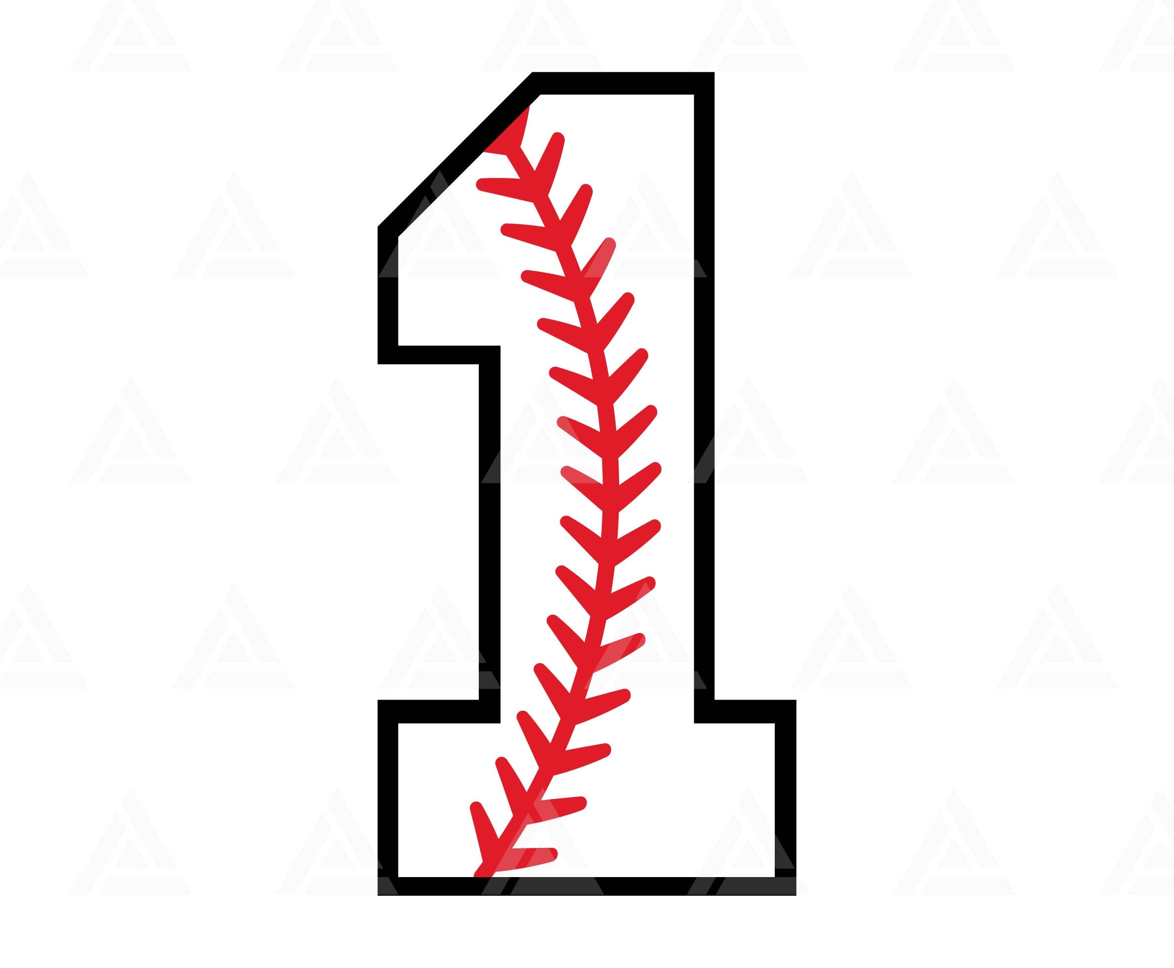 Baseball Number One Svg, First Birthday Svg, Baseball One Png, Baseball Mom, First Bday, Jersey ...