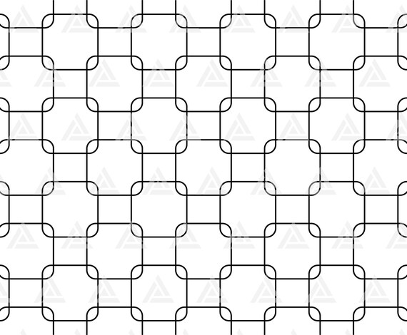 Outlined Square Pattern Svg Checkered Svg Wire Pattern | Etsy