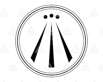 Awen Temporary Tattoo Sticker set of 2 - Etsy