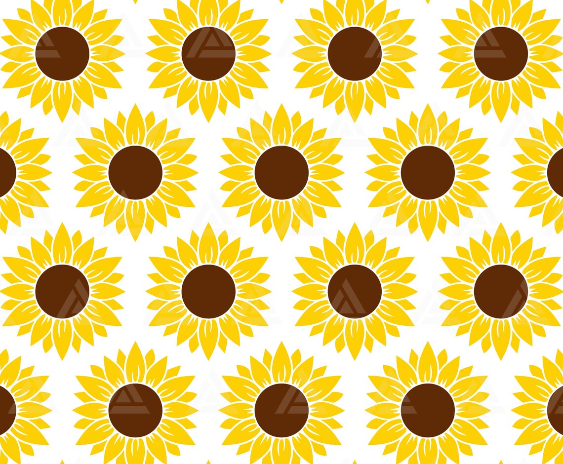 Sunflower Pattern Svg Layered Sunflower Svg Skinny Tumbler - Etsy