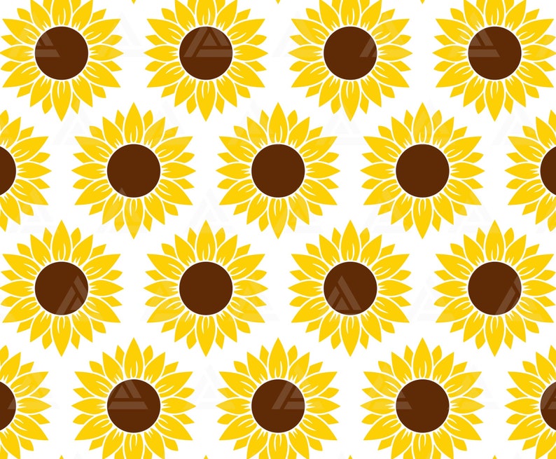 Sunflower Pattern Svg Layered Sunflower Svg Skinny Tumbler - Etsy