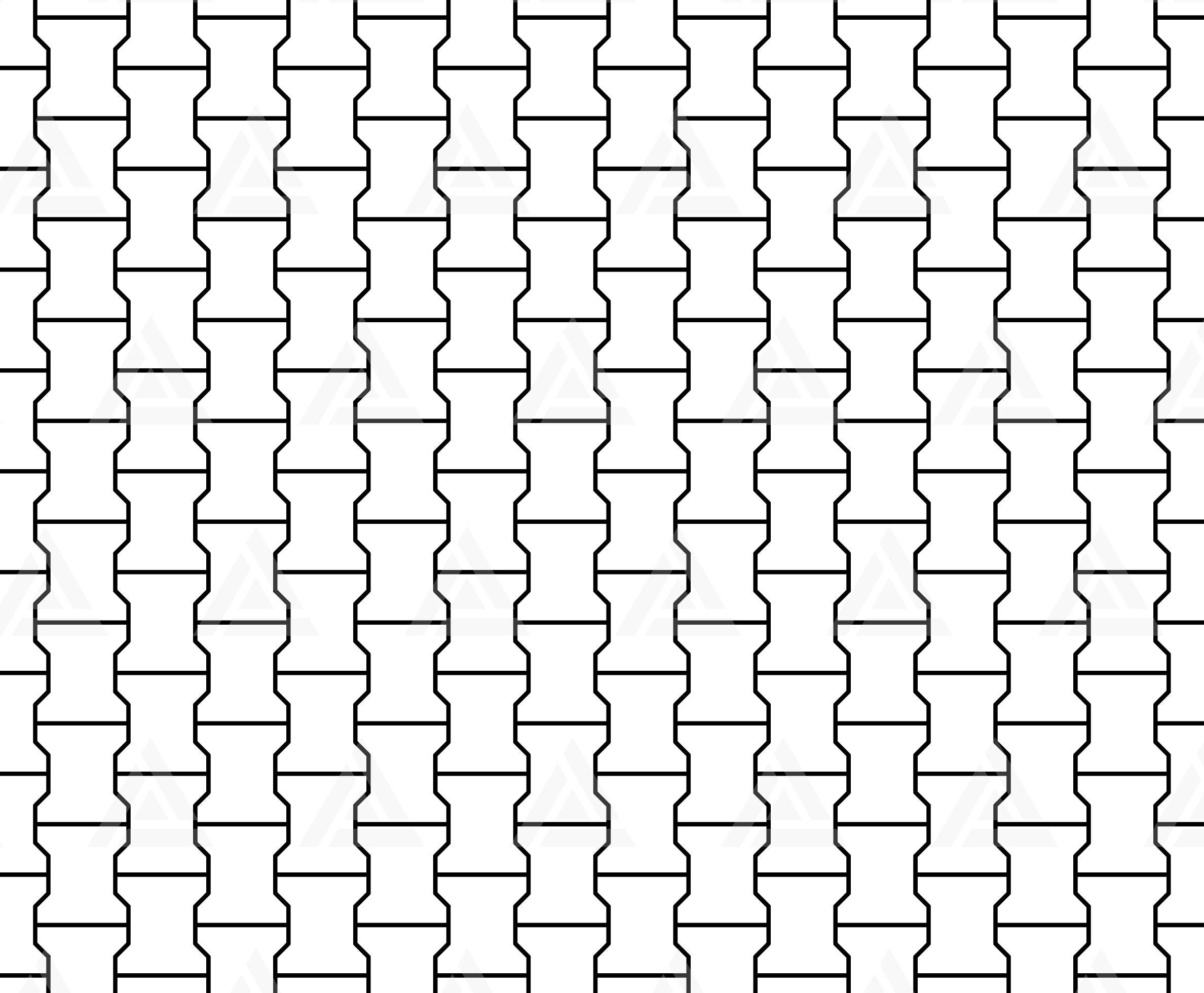 Interlocking Paving Stone Pattern Svg, Seamless Road Brick Svg ...
