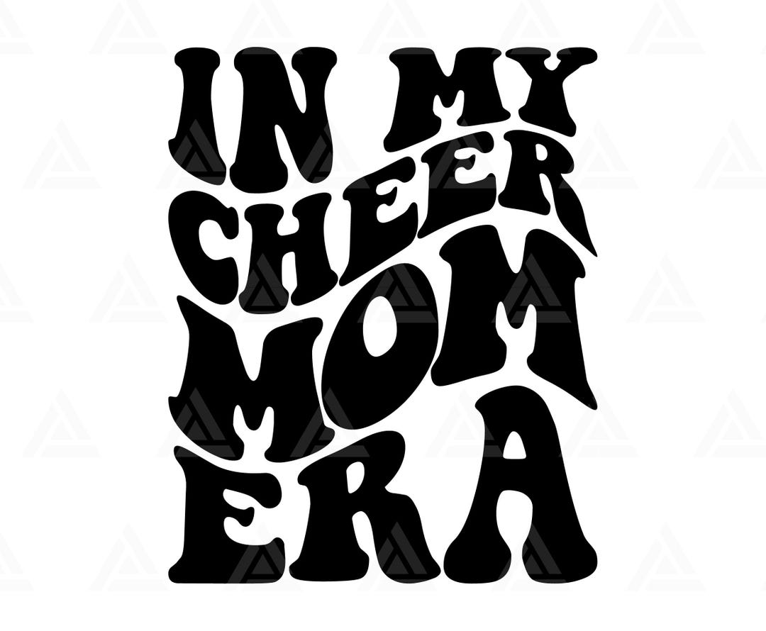 In My Cheer Mom Era Svg, Cheer Mom Png, Sports Mom T Shirt, Cheer Mama ...