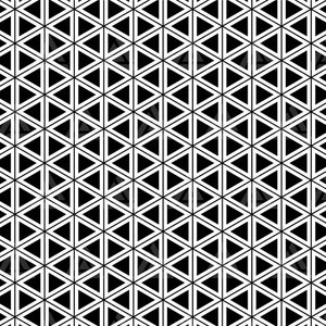 Triangles in Hexagon Pattern Svg, Seamless Block Pattern, Geometric ...