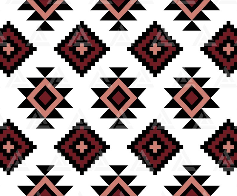 Aztec Svg Boho Tribal Svg Seamless Navajo Pattern - Etsy