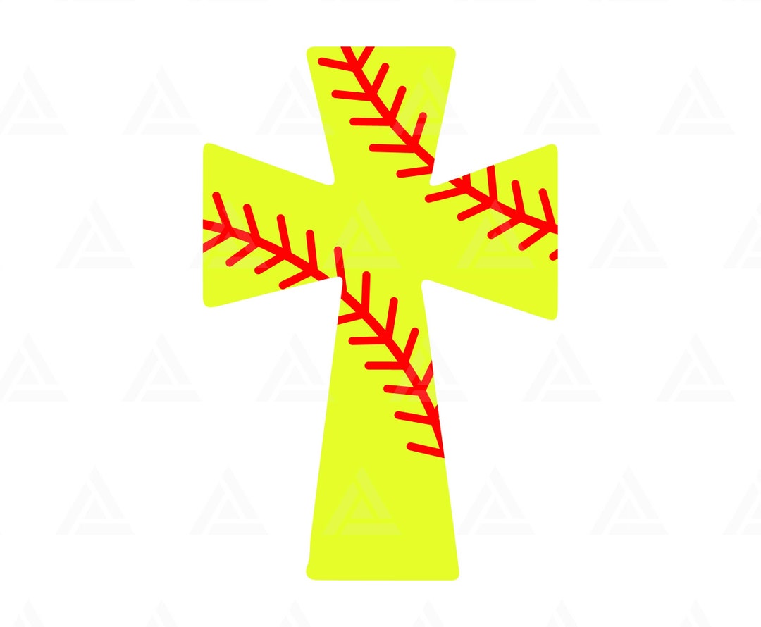 Softball Christian Cross Svg, Let the Field Be Joyful Svg, Psalm 96:12 ...