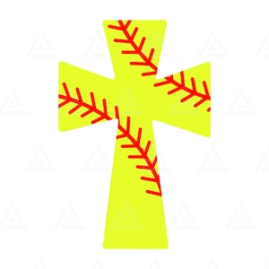 Softball Christian Cross Svg, Let the Field Be Joyful Svg, Psalm 96:12 ...