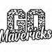 Go Mavericks Leopard Svg, Mavericks Football Svg, Run Mavericks, Cheer ...