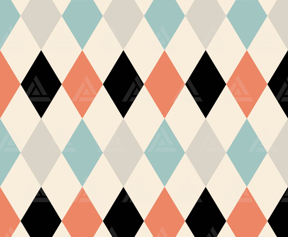 Retro Argyle Svg Vintage Seamless Diamond Pattern Svg - Etsy
