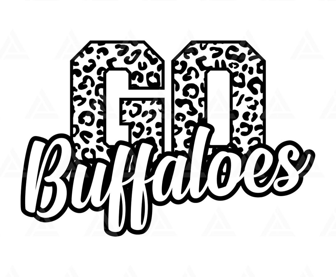 Go Buffaloes Leopard Svg, Go Buffaloes Football Svg, Run Buffaloes Svg ...
