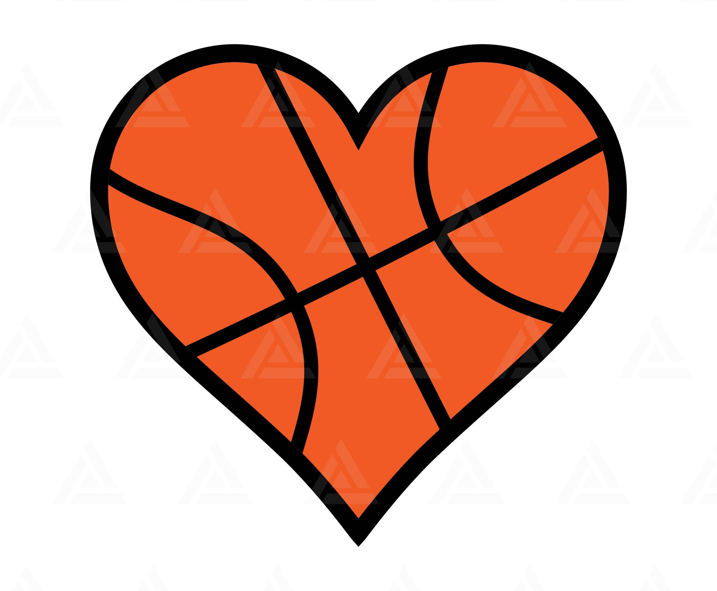 Basketball Heart Symbol