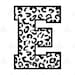 Leopard E Letter Monogram Svg, Cheetah E Letter Svg, Leopard College ...