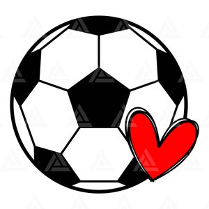 Soccer Heart Svg, Football T-shirt, Cheer Mom Svg, Game Day Svg, Hand ...