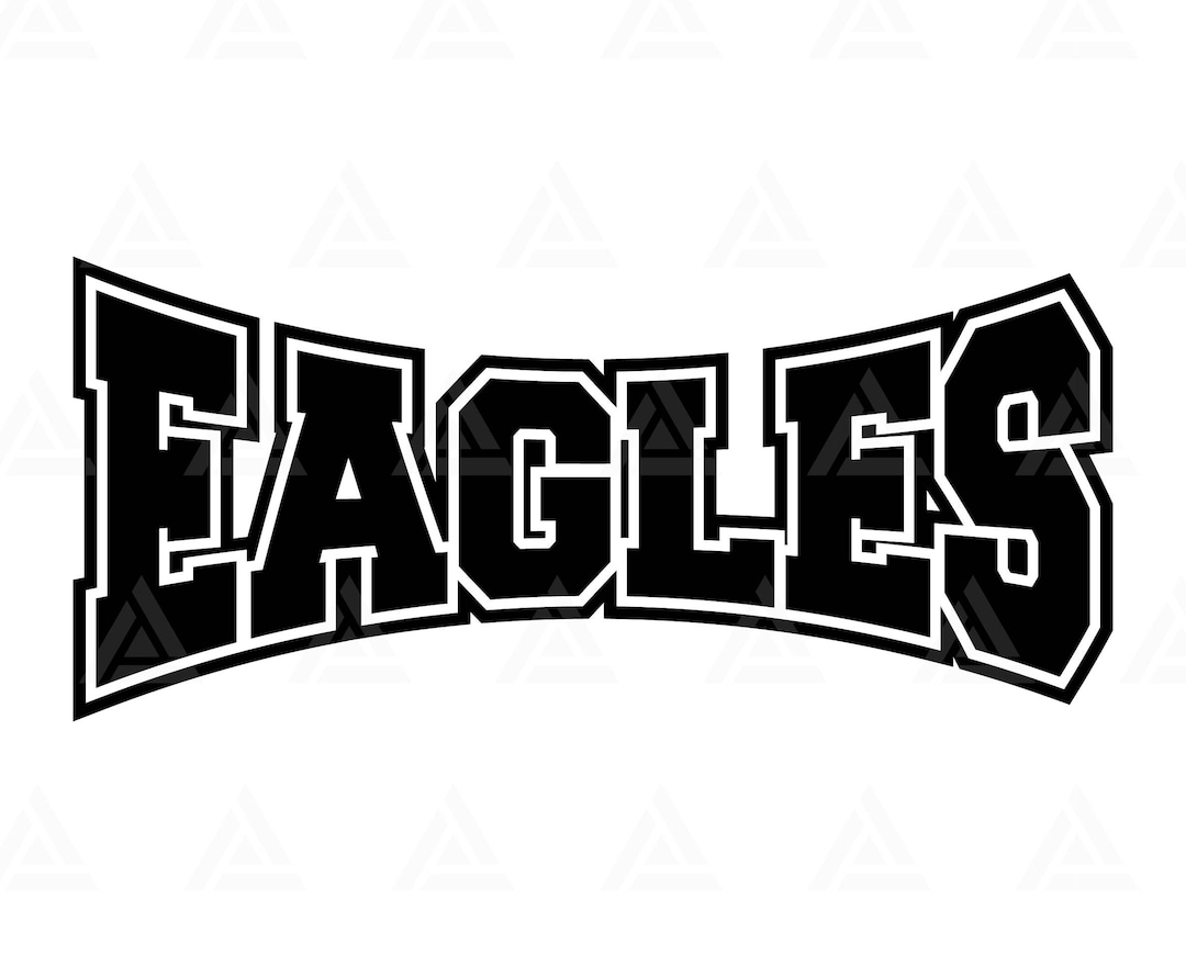 Eagles Svg, Go Eagles Team Svg, Run Eagles Svg, College Jersey Font ...