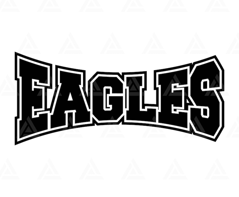 Eagles Svg, Go Eagles Team Svg, Run Eagles Svg, College Jersey Font ...