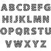 Polka Dot Alphabet Svg, Polka Dot Uppercase Letters, Polka Dot Font ...