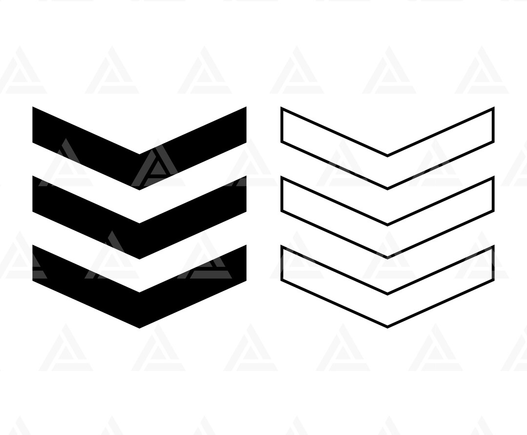 Chevron Zig Zag Arrow Svg, Chevron Silhouette Svg. Cut File Cricut ...