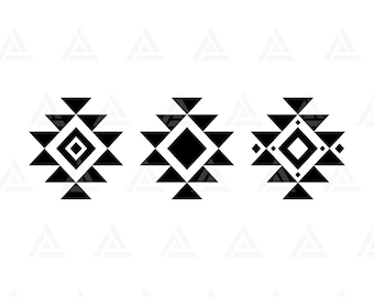 Digital Prints Seamless Pattern Svg Tribal Cut File Southwest Svg AZTEC ...