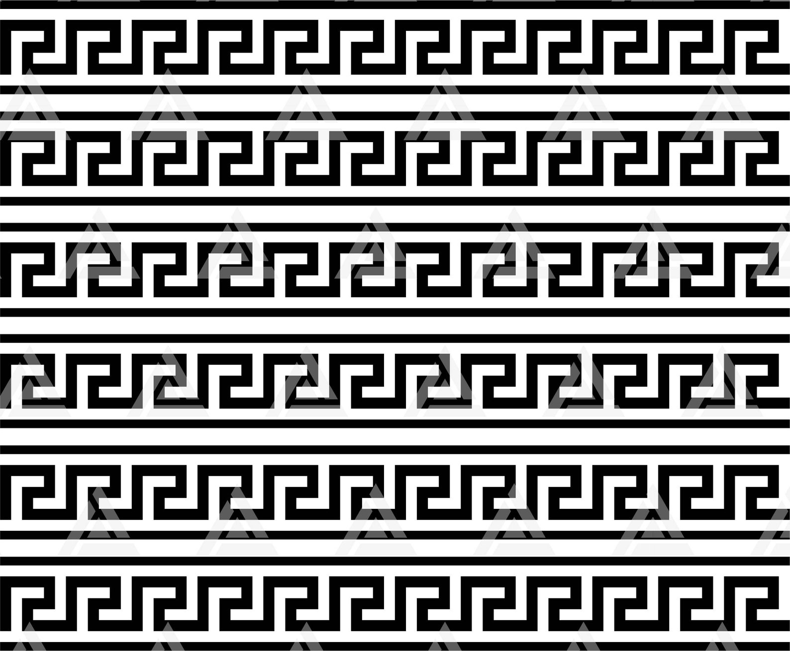 Greek Wave Svg, Greek Key Svg, Medusa, Seamless Meander Pattern ...