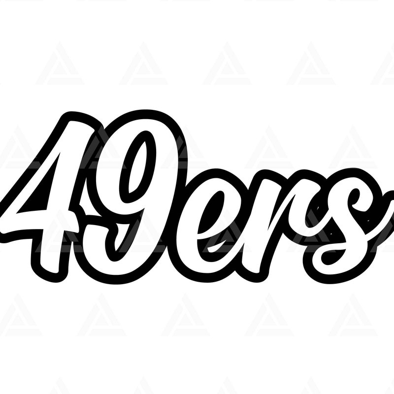 49ers Logo Svg - Etsy