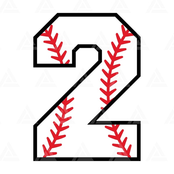 Baseball Png Number - Etsy