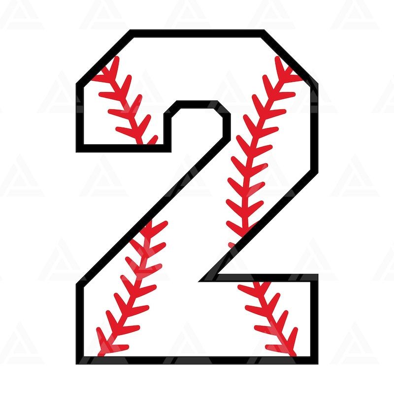 Number Two Clipart - Etsy
